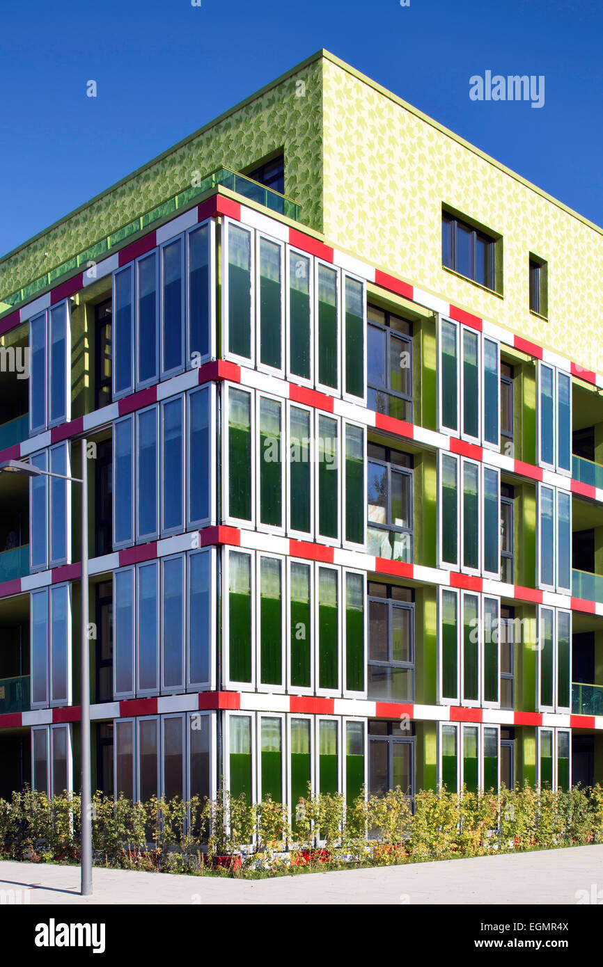 BIQ residential building with photosynthesis facade for the production ...