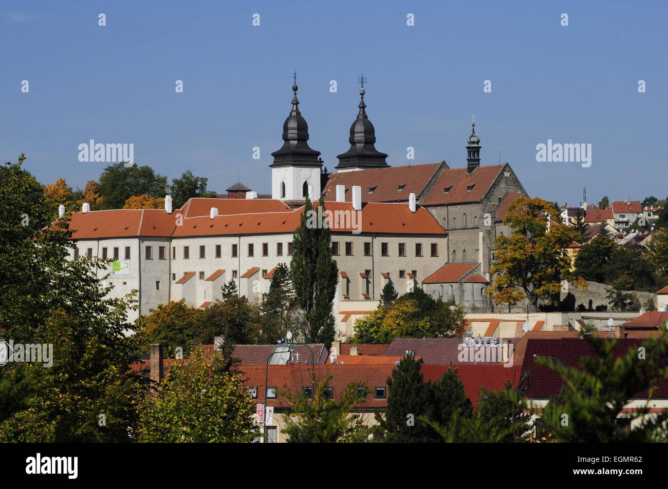 St. Procopius Basilica, castle Stock Photo - Alamy