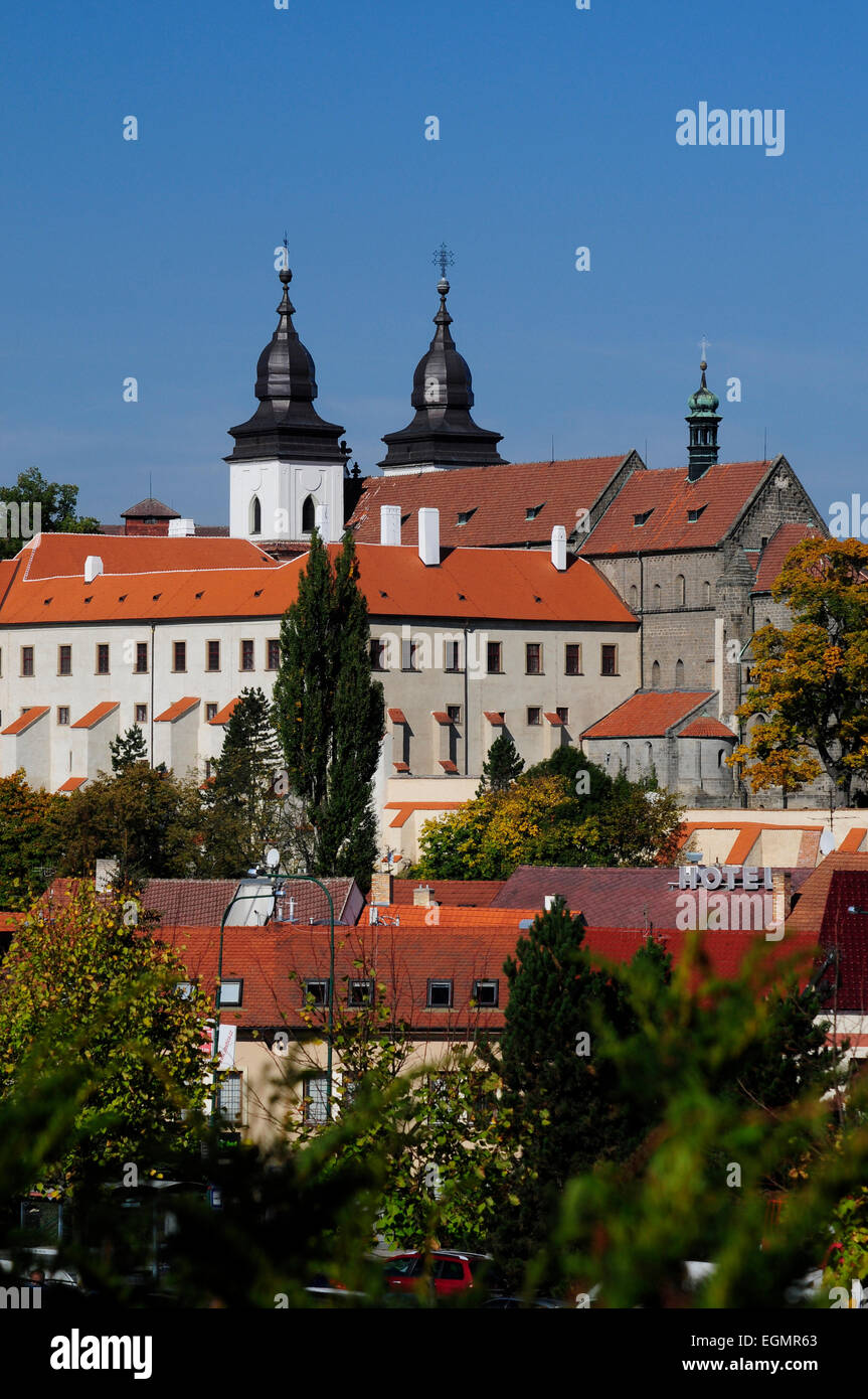 St. Procopius Basilica, castle Stock Photo - Alamy