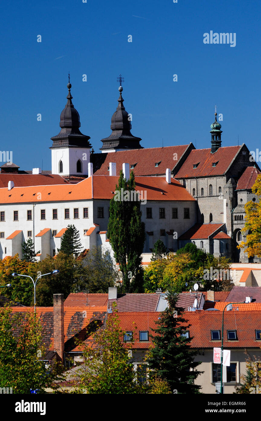 St. Procopius Basilica, castle Stock Photo - Alamy