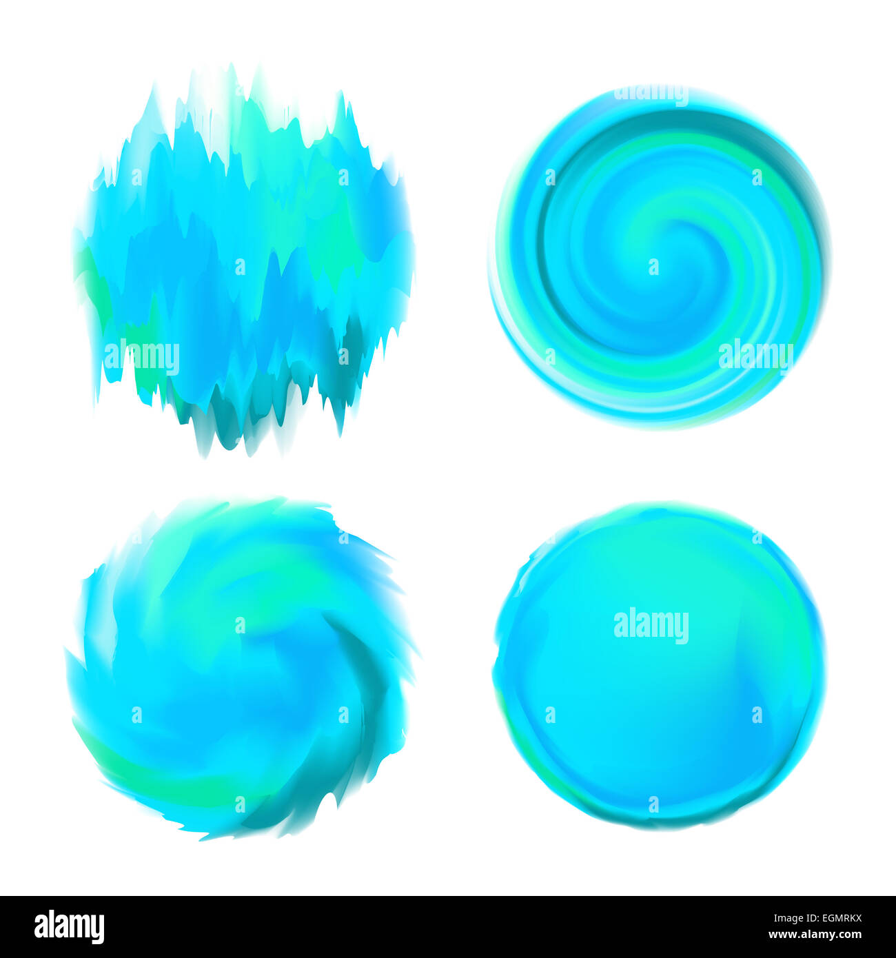 Abstract blue watercolor in water hi-res stock photography and images ...