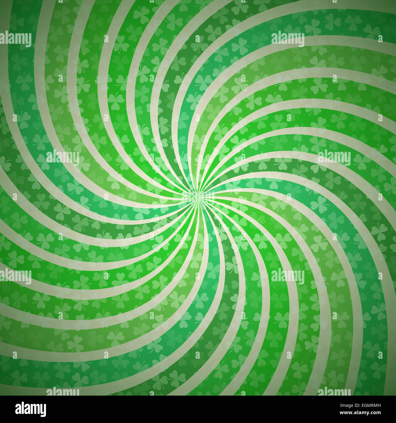 Abstract Geometric Vintage Green and White Background with Fanning ...