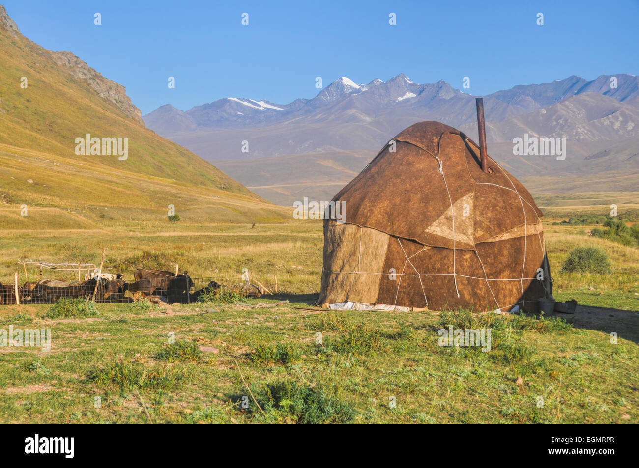 Traditional yurts hi-res stock photography and images - Alamy