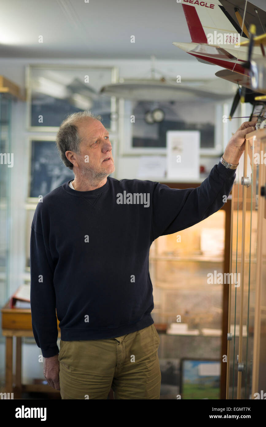 airport worker behind the scenes at Shoreham (Brighton City) Airport ...