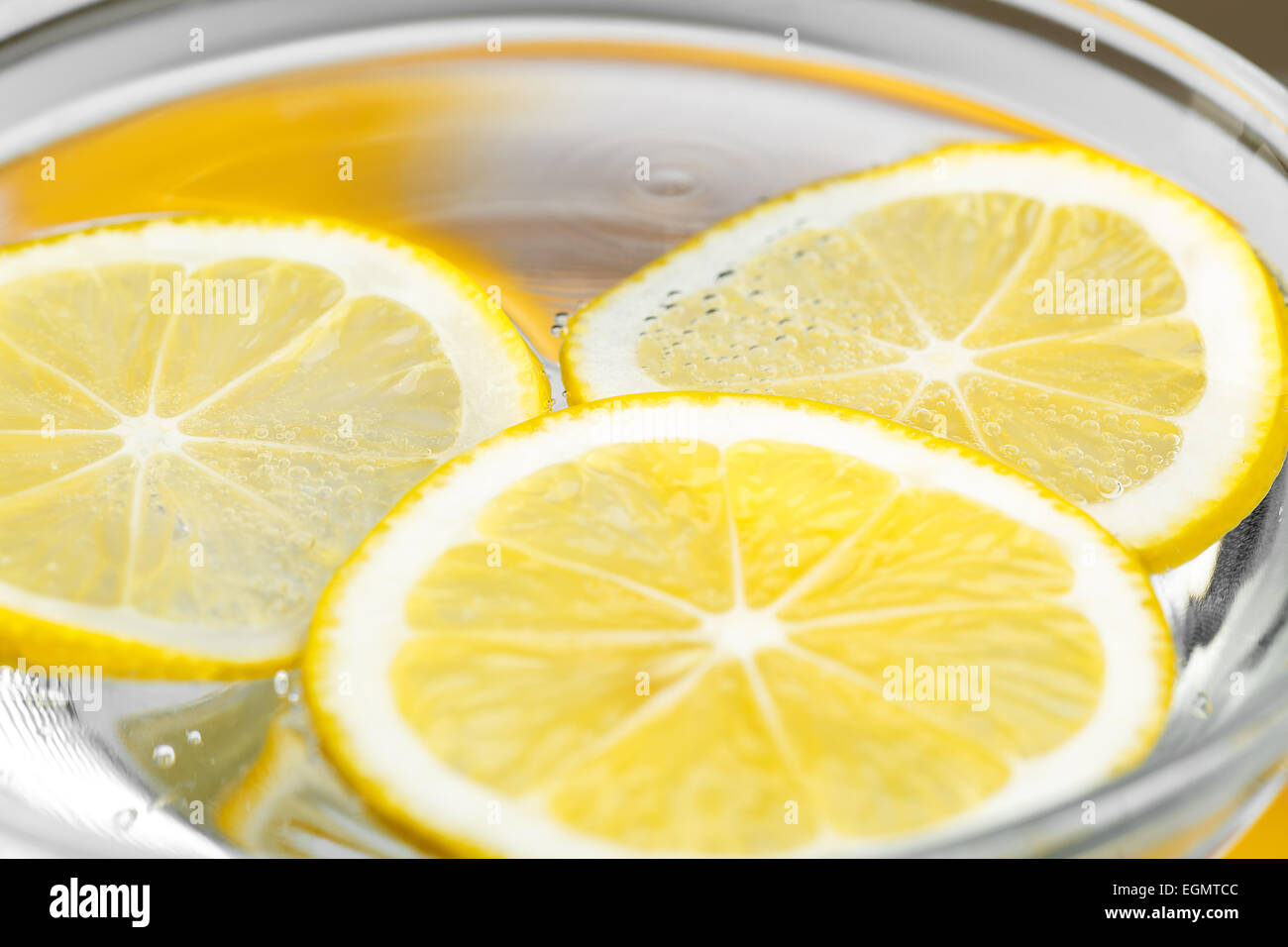 slices of lemon Stock Photo - Alamy