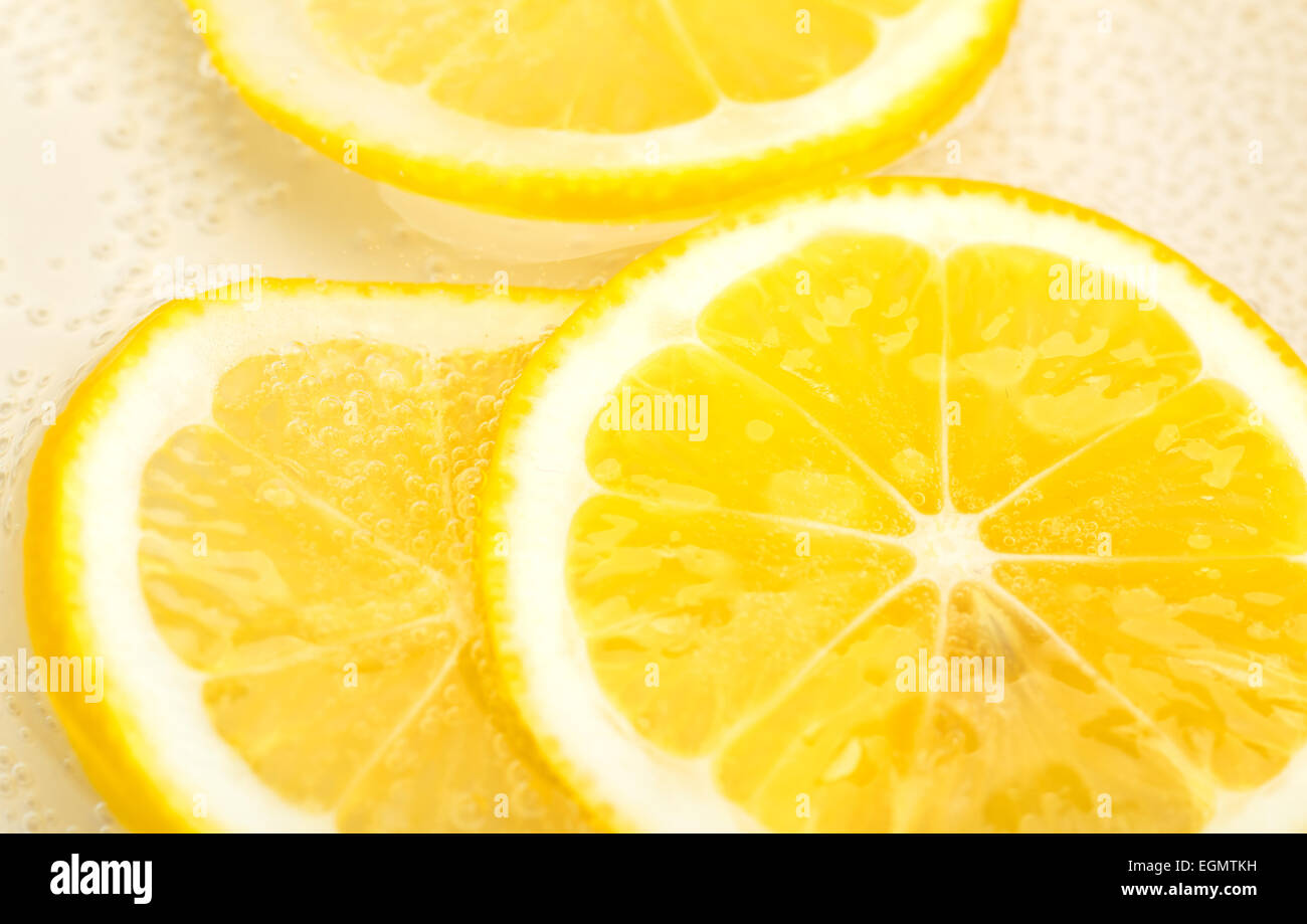 slices of lemon Stock Photo - Alamy