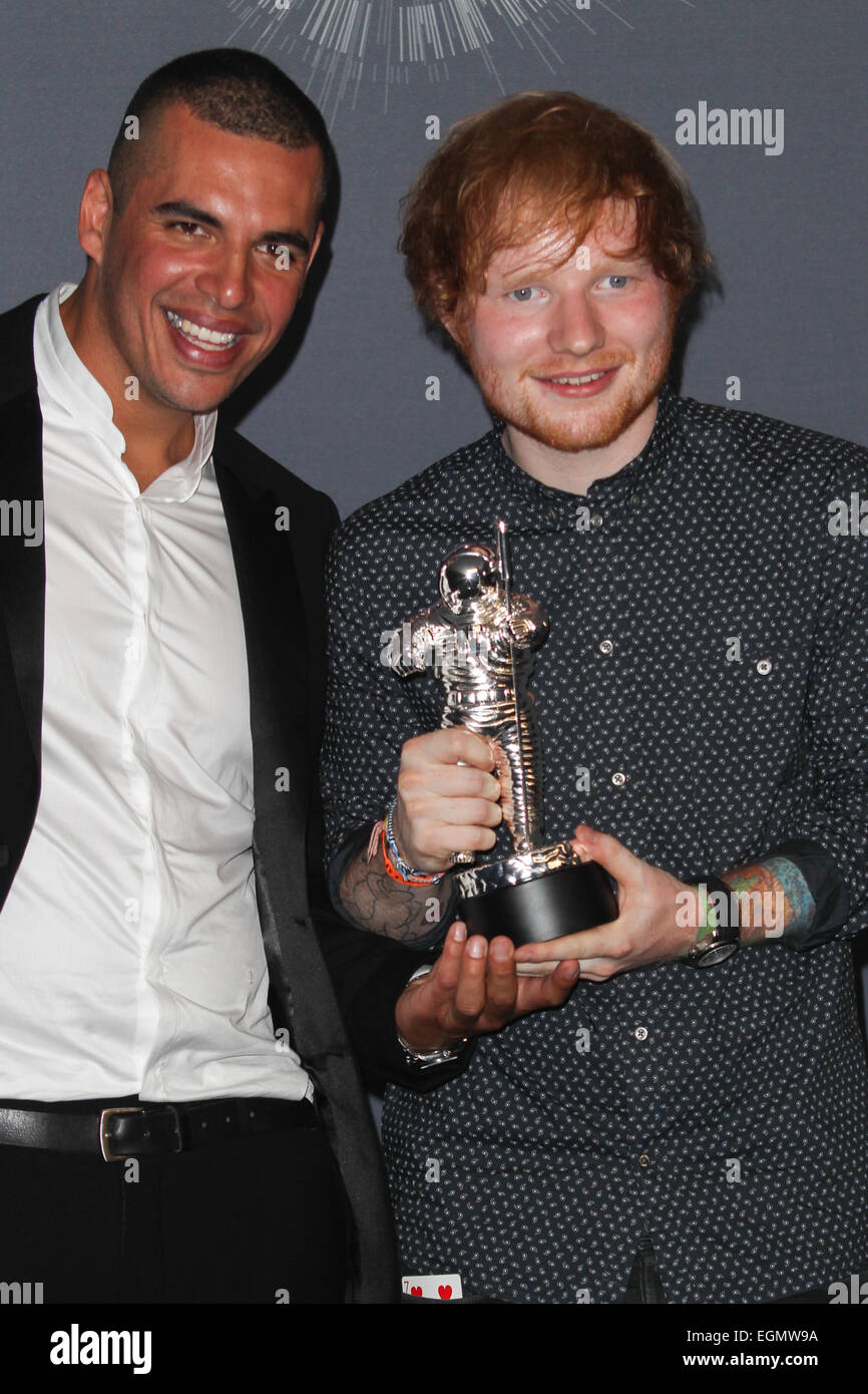 2014 MTV Video Music Awards at The Forum - Press Room Featuring: Ed ...