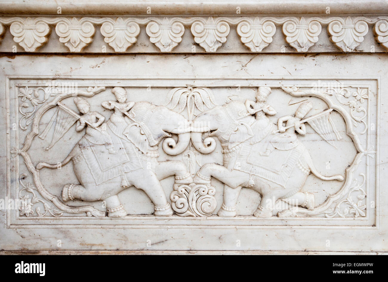 Gaitore, the royal cremation ground of the Kachhwaha Rajputs Stock ...