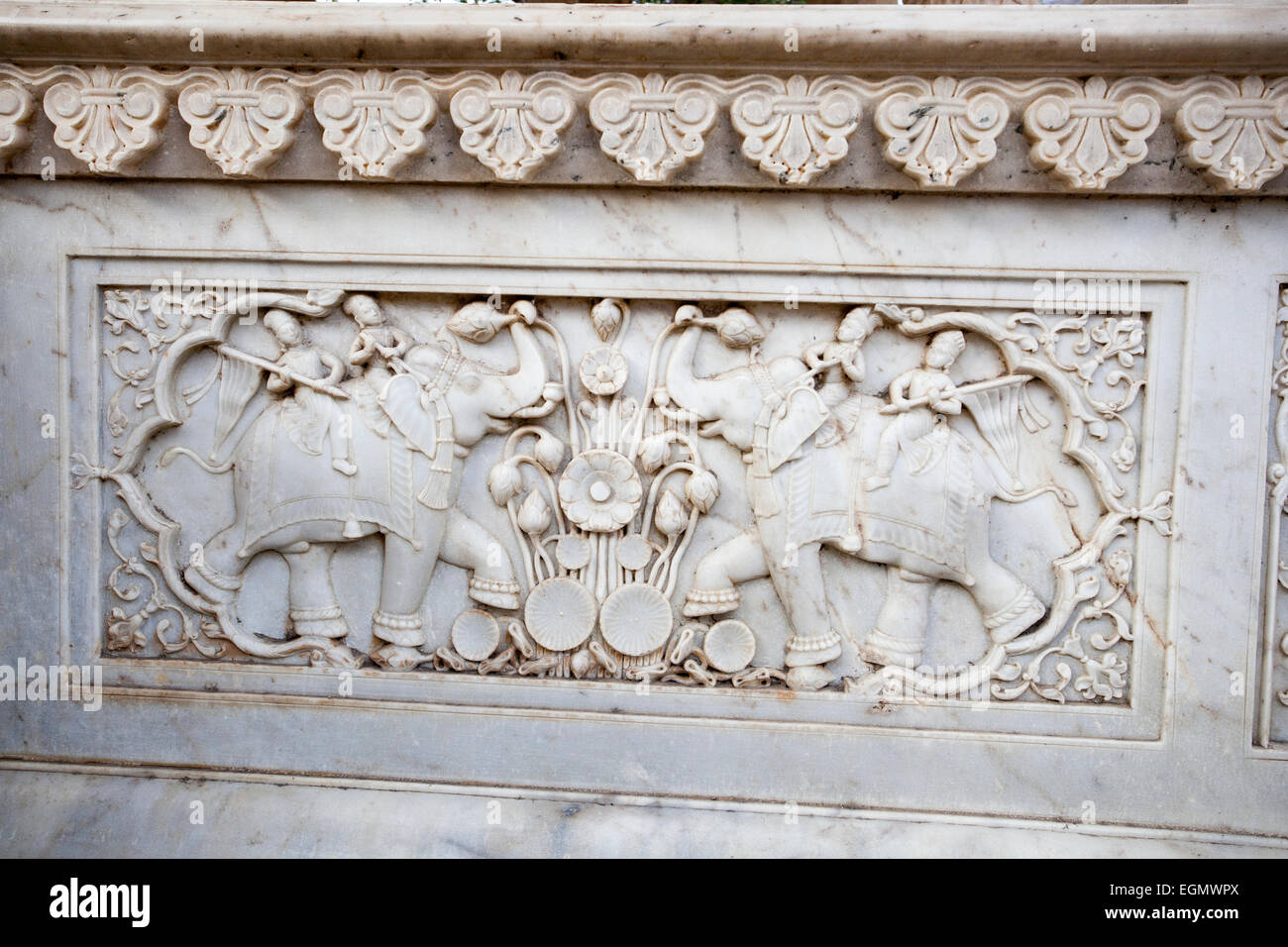 Gaitore, the royal cremation ground of the Kachhwaha Rajputs Stock ...