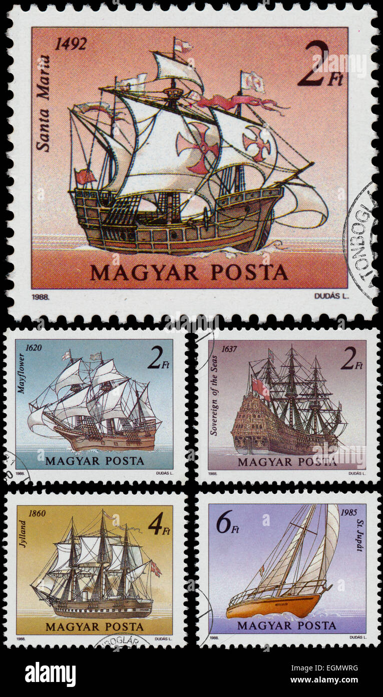 Ancient ships stamps hi-res stock photography and images - Alamy