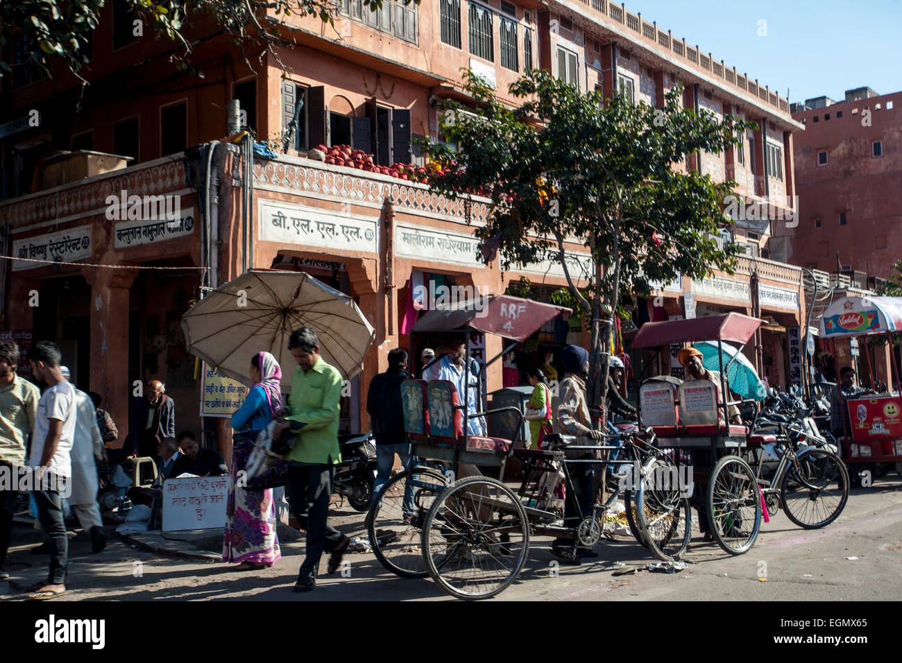Rickshaws in India Stock Photo - Alamy