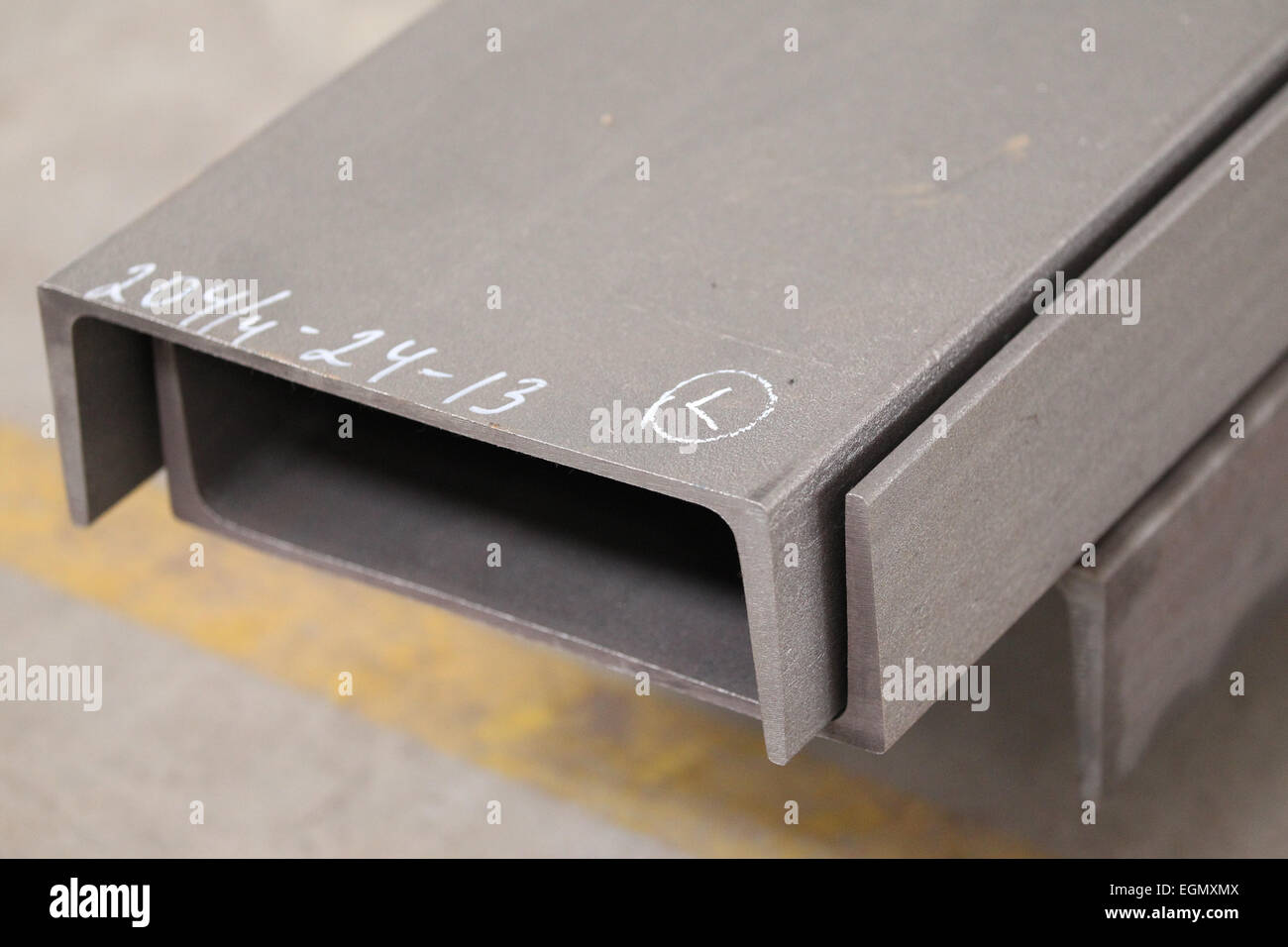 purified metal profile channel for use in structures Stock Photo - Alamy