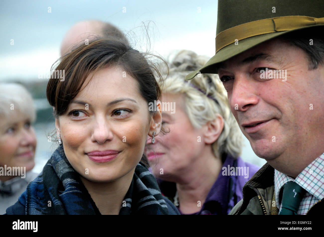 Nigel Farage with Sam Naz, (prospective UKIP candidate for Richmond ...