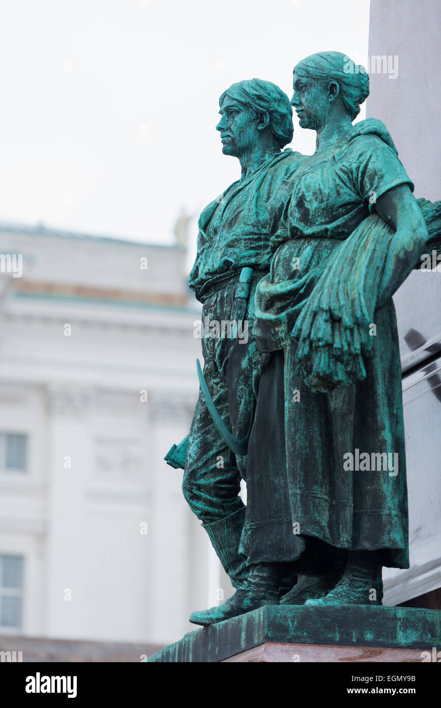 Statue in helsinki hi-res stock photography and images - Alamy