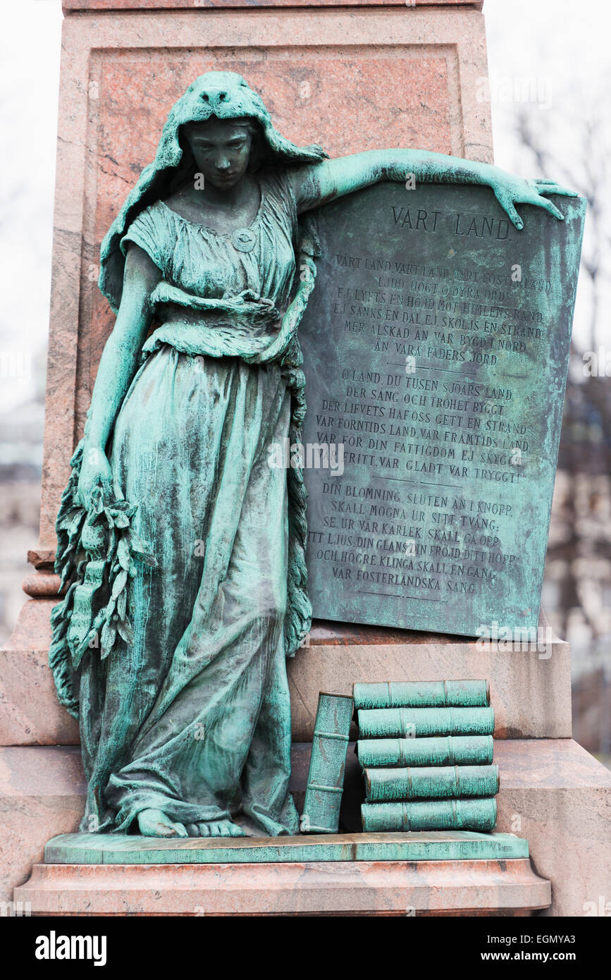 Europe, Scandinavia, Finland, Helsinki, statue Stock Photo - Alamy