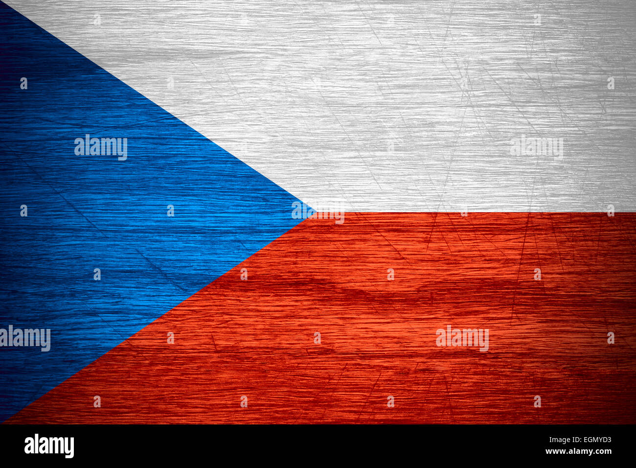 Czech flag or banner on wooden texture Stock Photo - Alamy