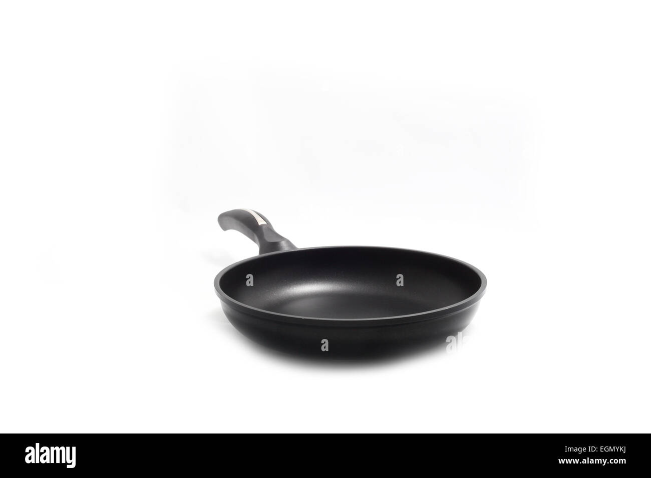 Frying pan on a white background Stock Photo - Alamy