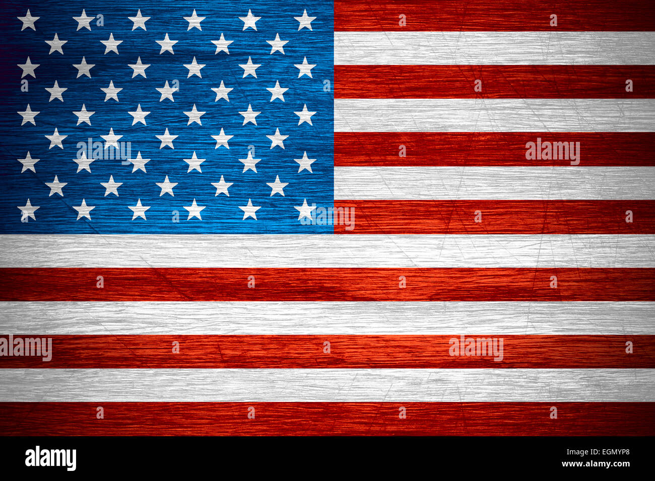 United States flag or American banner on wooden texture Stock Photo - Alamy