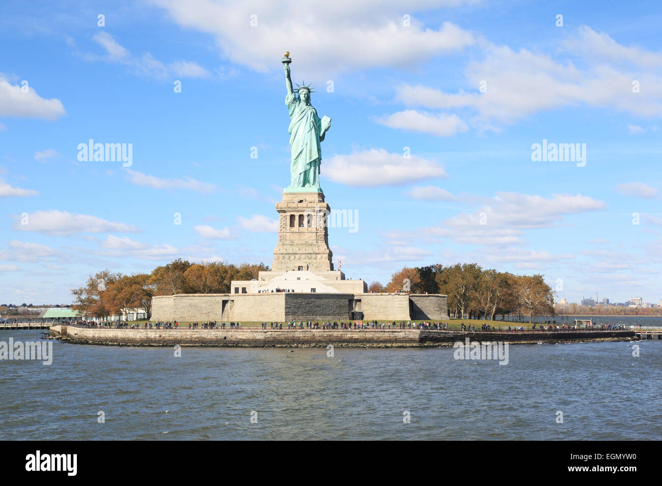 The Statue of Liberty on Liberty Island Stock Photo - Alamy