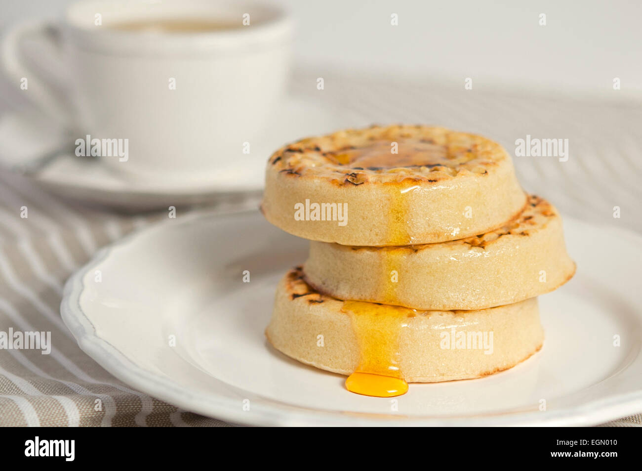 Traditional Crumpets Recipe High Resolution Stock Photography and ...