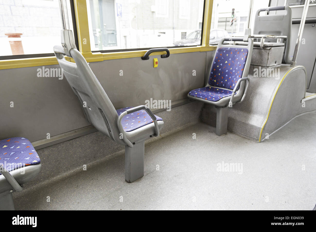 Interior of a tram wagon hi-res stock photography and images - Alamy