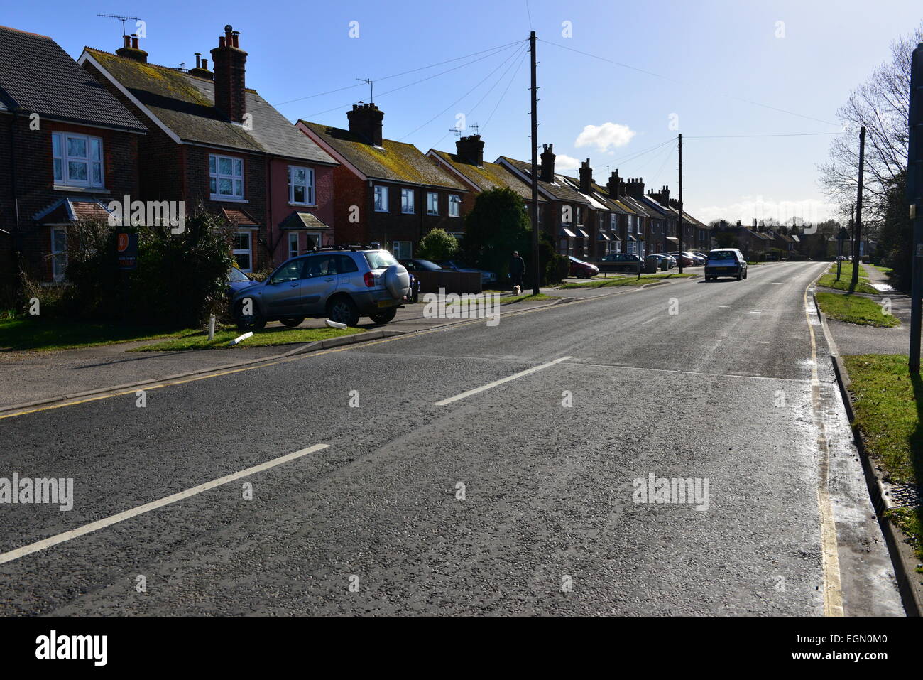 A Victorian road in Horley ,Surrey Stock Photo - Alamy