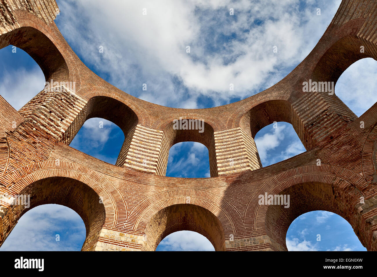 Trier Imperial Baths Stock Photo - Alamy