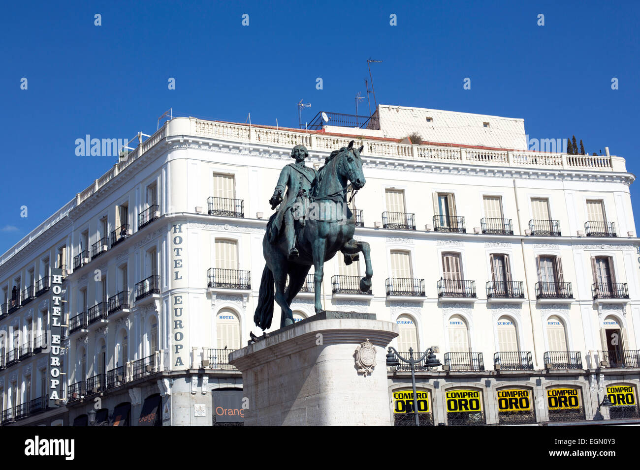 Puerta del Sol (Spanish for "Gate of the Sun") is one of the best known ...