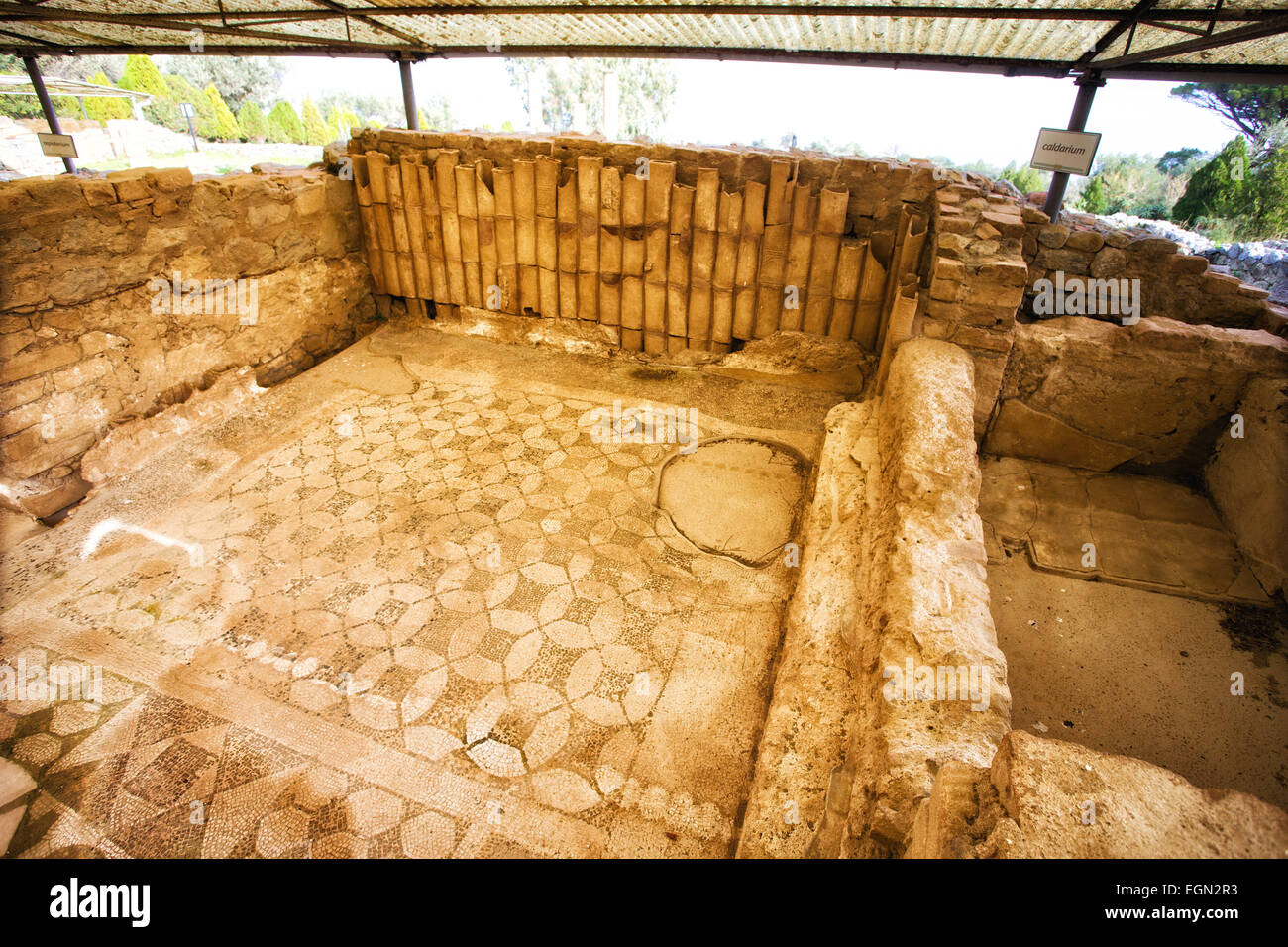 Tindari ancient mosaic hi-res stock photography and images - Alamy