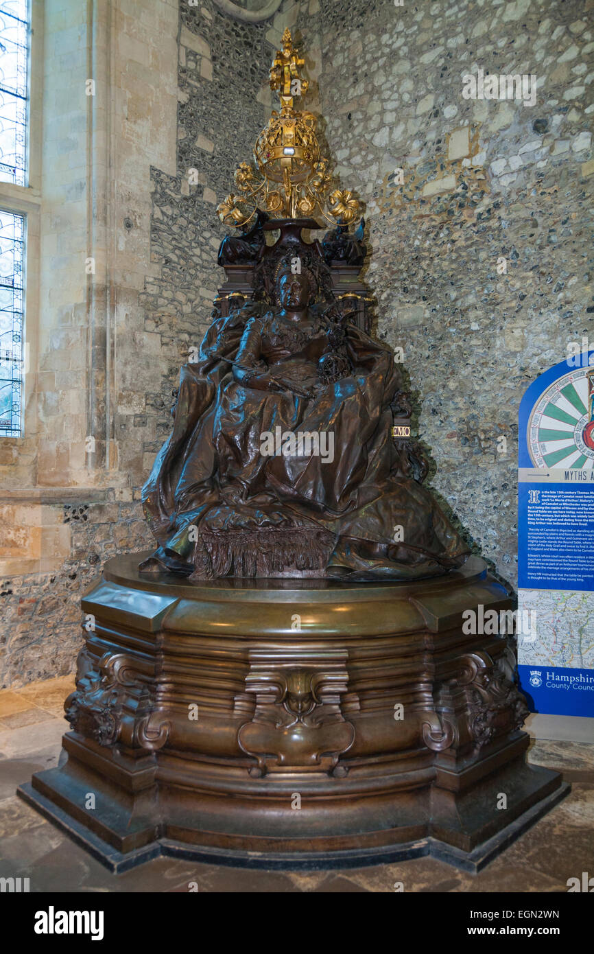 Bronze statue of Queen Victoria – in place Winchester's medieval Great ...