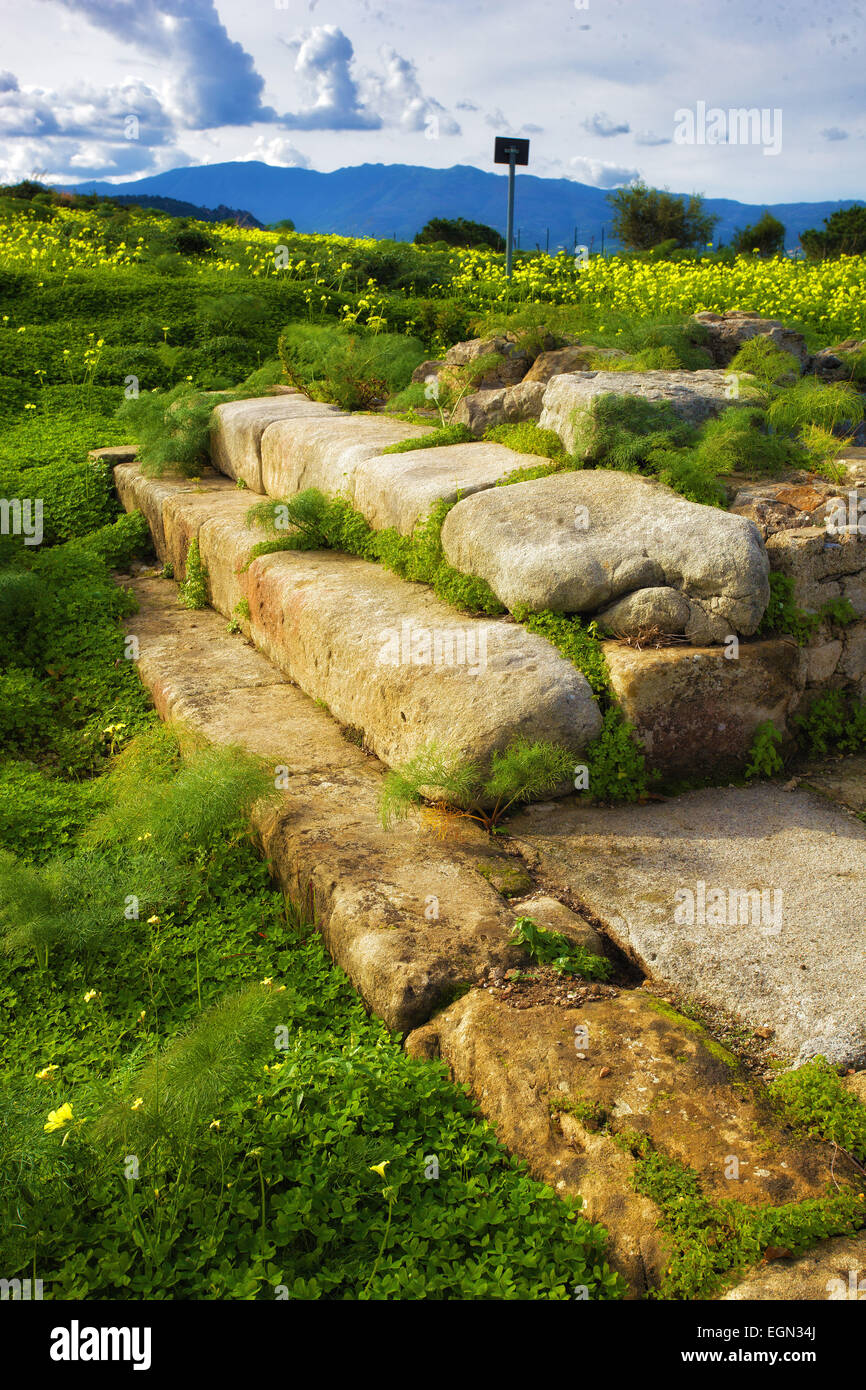 Tindari, monumental Roman tomb Stock Photo - Alamy