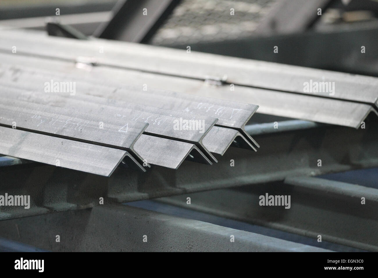 Metal profiles angle foundation for building structures, steel Stock ...