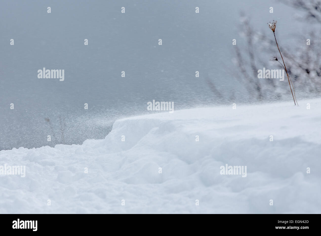 Winter and snow in Abruzzo, Italy Stock Photo - Alamy