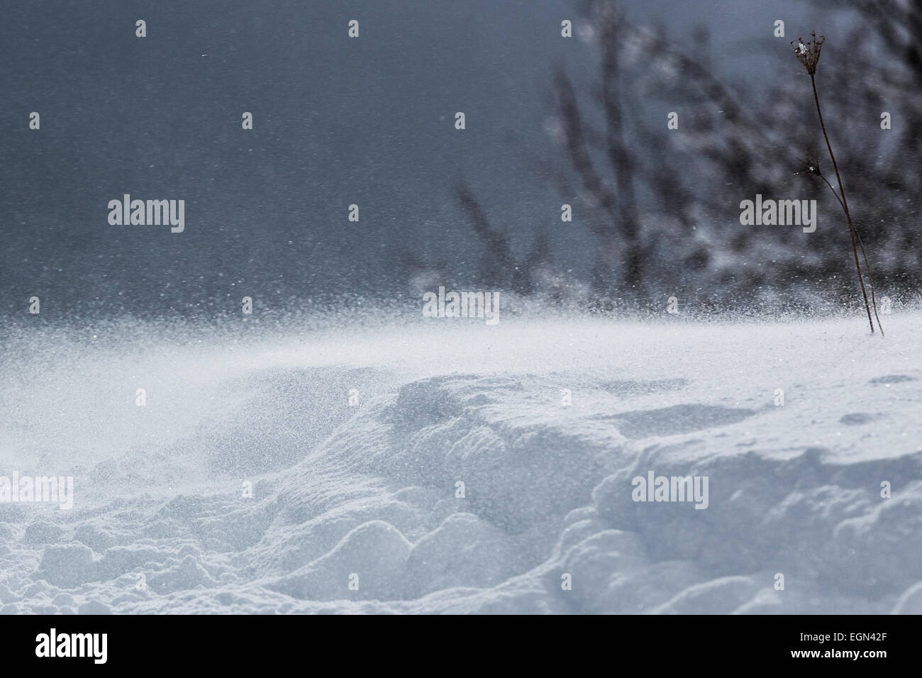 Winter and snow in Abruzzo, Italy Stock Photo - Alamy