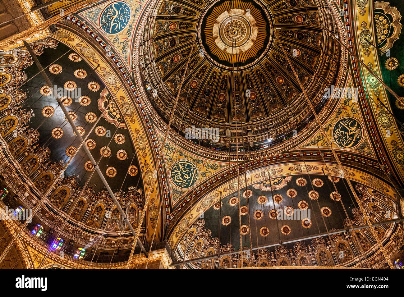 Inside Muhammad Ali Mosque In Stock Photos & Inside Muhammad Ali Mosque ...