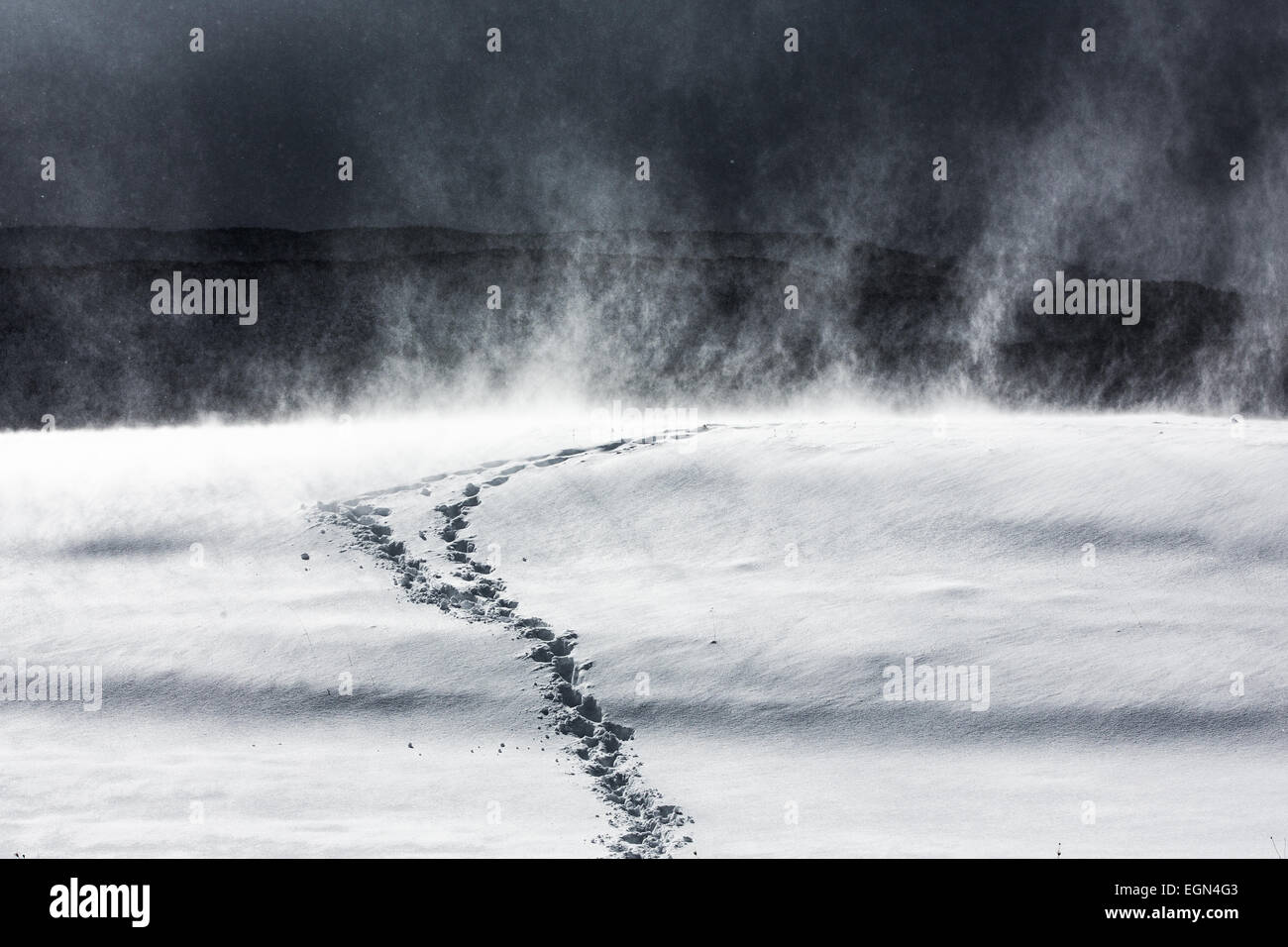Winter and snow in Abruzzo, Italy Stock Photo - Alamy