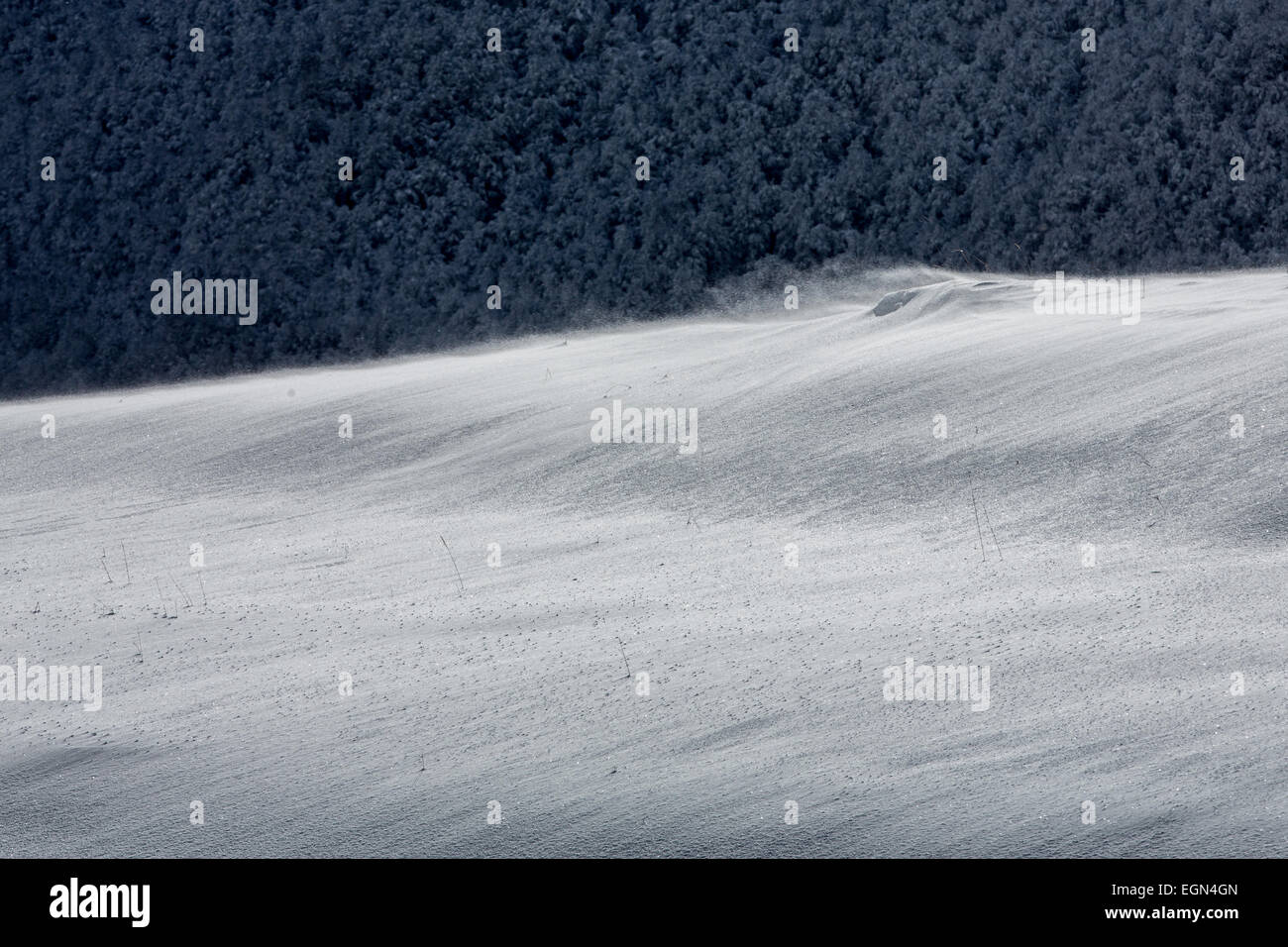 Winter and snow in Abruzzo, Italy Stock Photo - Alamy