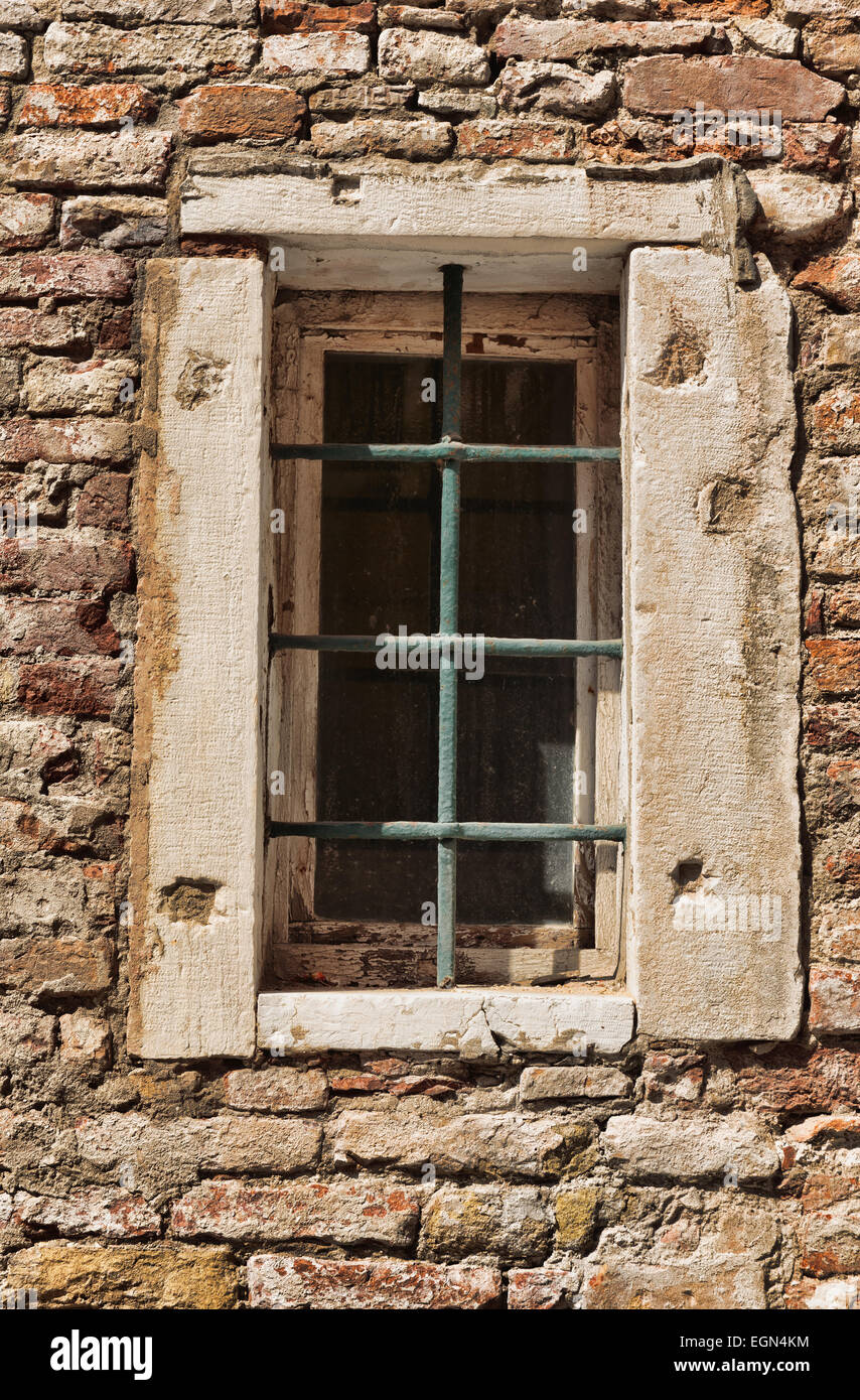 window of the old Italian house in Venice Stock Photo - Alamy