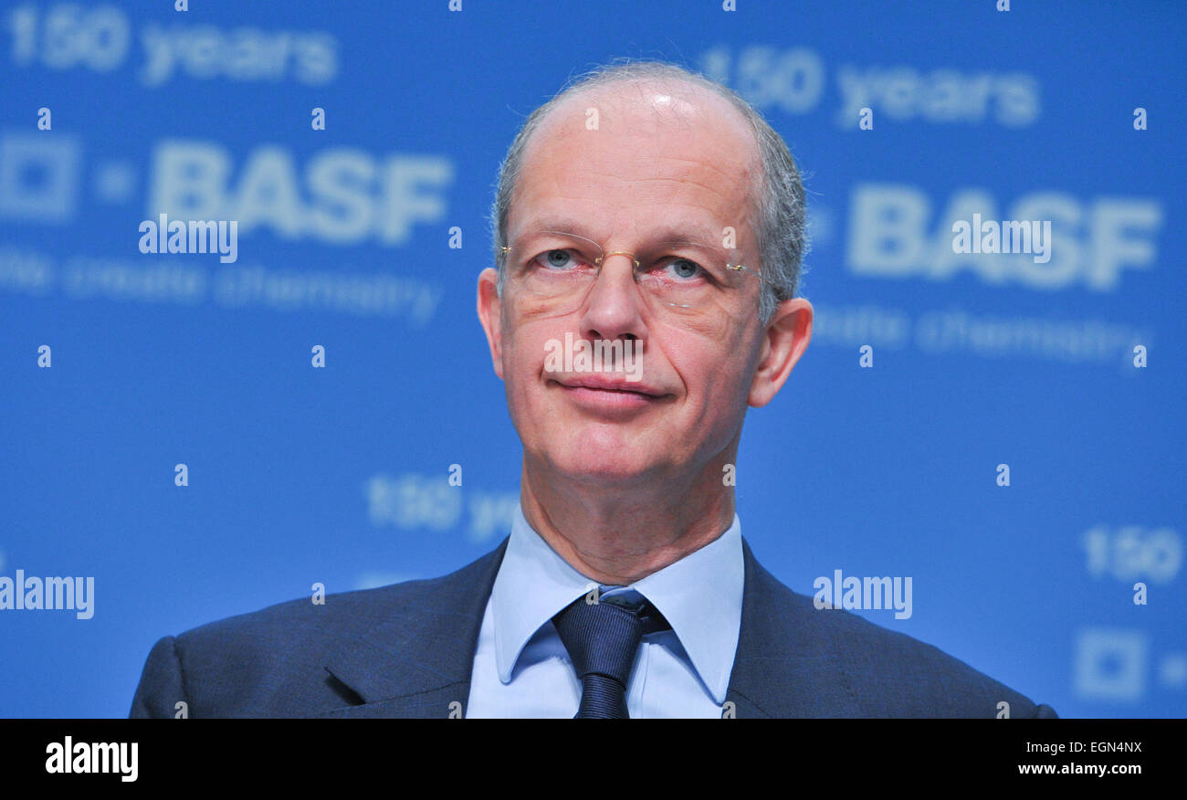 Chairman of the board of chemical company BASF, Kurt Bock, sits on the ...