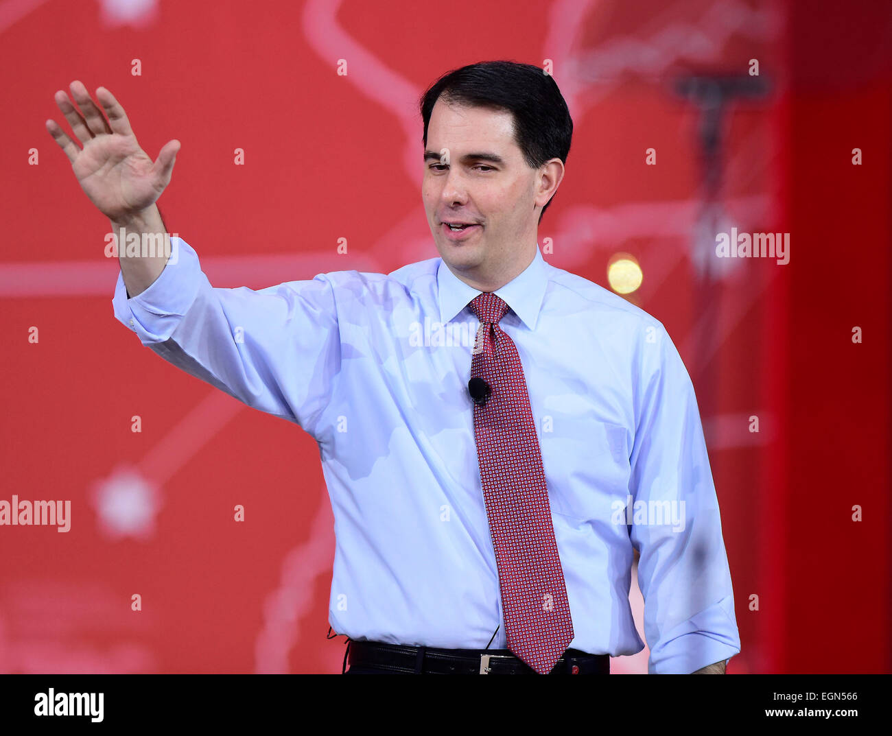 Governor Scott Walker (Republican of Wisconsin) speaks at the ...