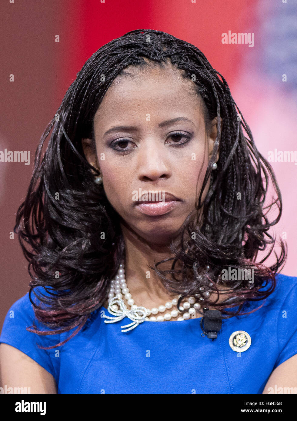 United States Representative Mia Love (Republican of Utah) speaks at ...