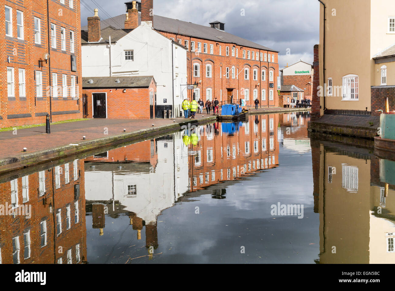 Cambrian Wharf in Birmingham UK Stock Photo - Alamy