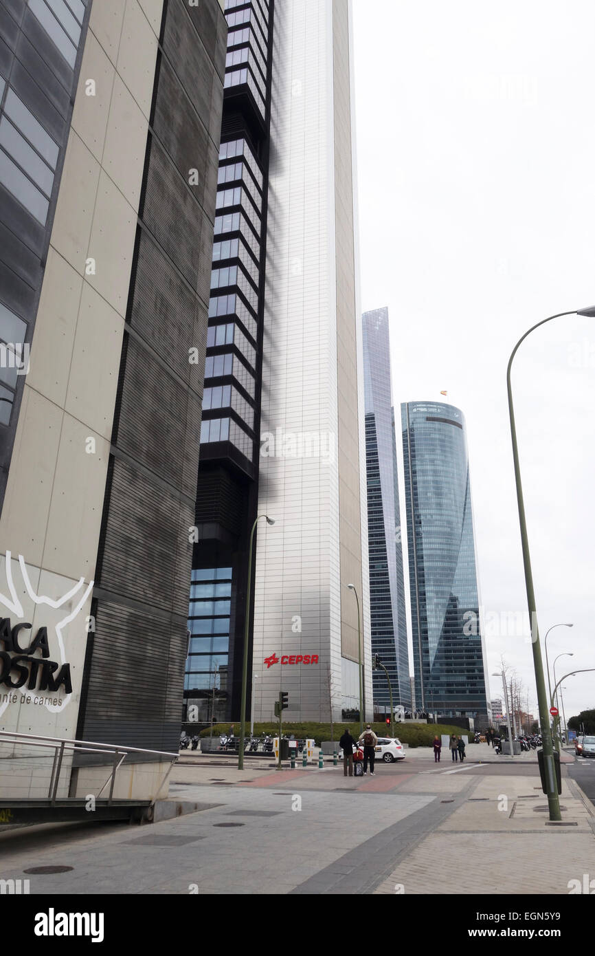 Cuatro Torres Business Area, Bankia, Torre CEPSA, Four Towers ...