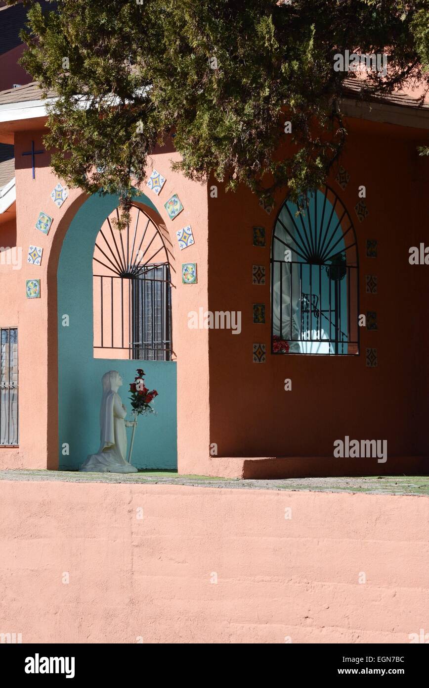 Arched alcove at St Vincent de Paul Catholic Church Silver City, New ...