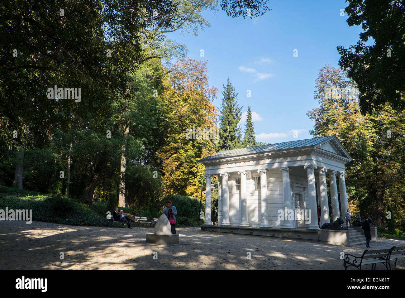 Warsaw's Lazienkowski Park Stock Photo - Alamy