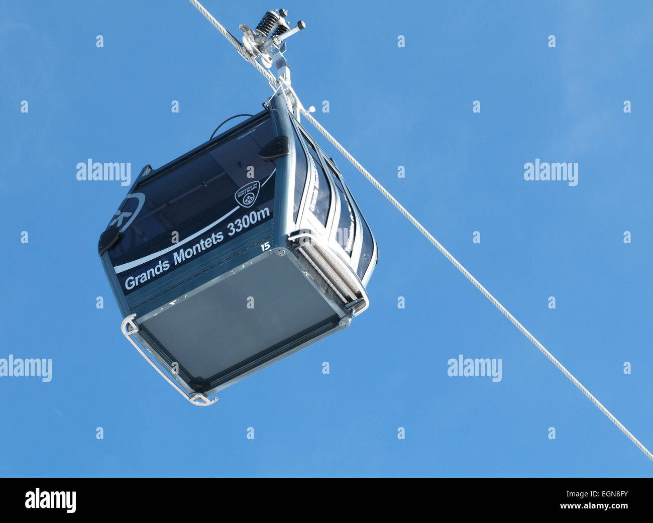 The new Plan Joran bubble ski lift at the Grand Montets ski area in ...