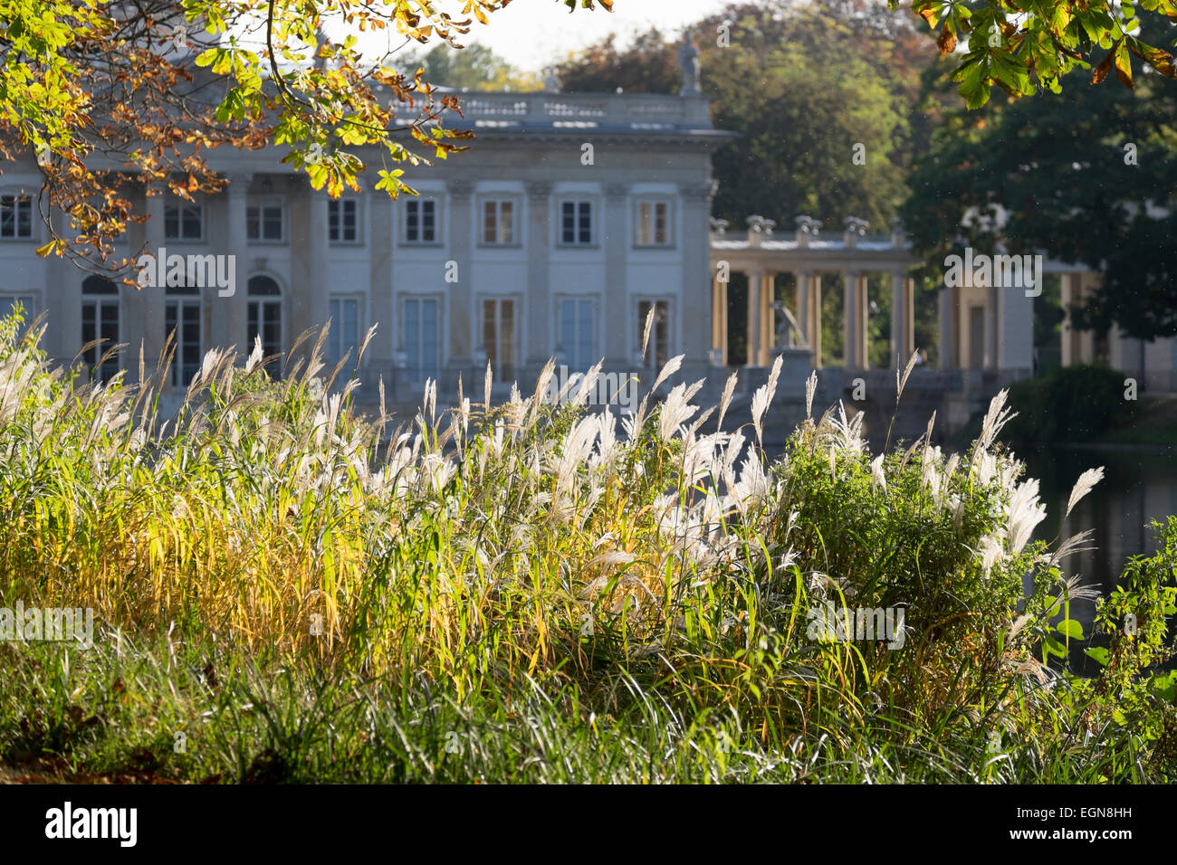 Palace on the Isle in Warsaw's Lazienkowski Park Stock Photo - Alamy