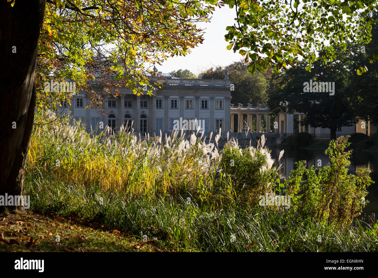 Palace on the Isle in Warsaw's Lazienkowski Park Stock Photo - Alamy