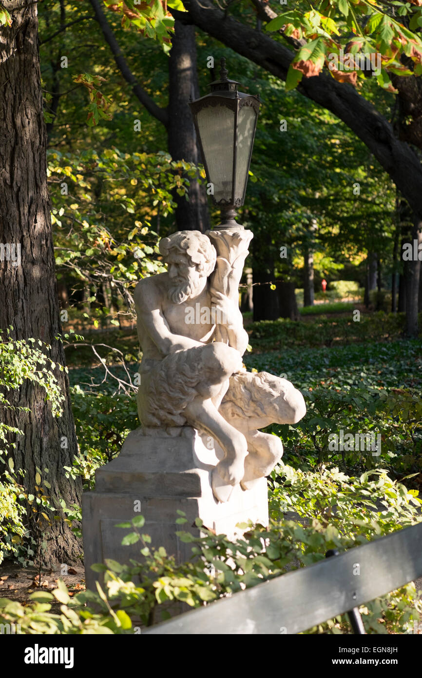 Lantern in Warsaw's Lazienkowski Park Stock Photo - Alamy