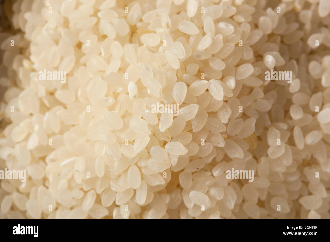 Raw White Sushi Rice in a Bowl Stock Photo - Alamy